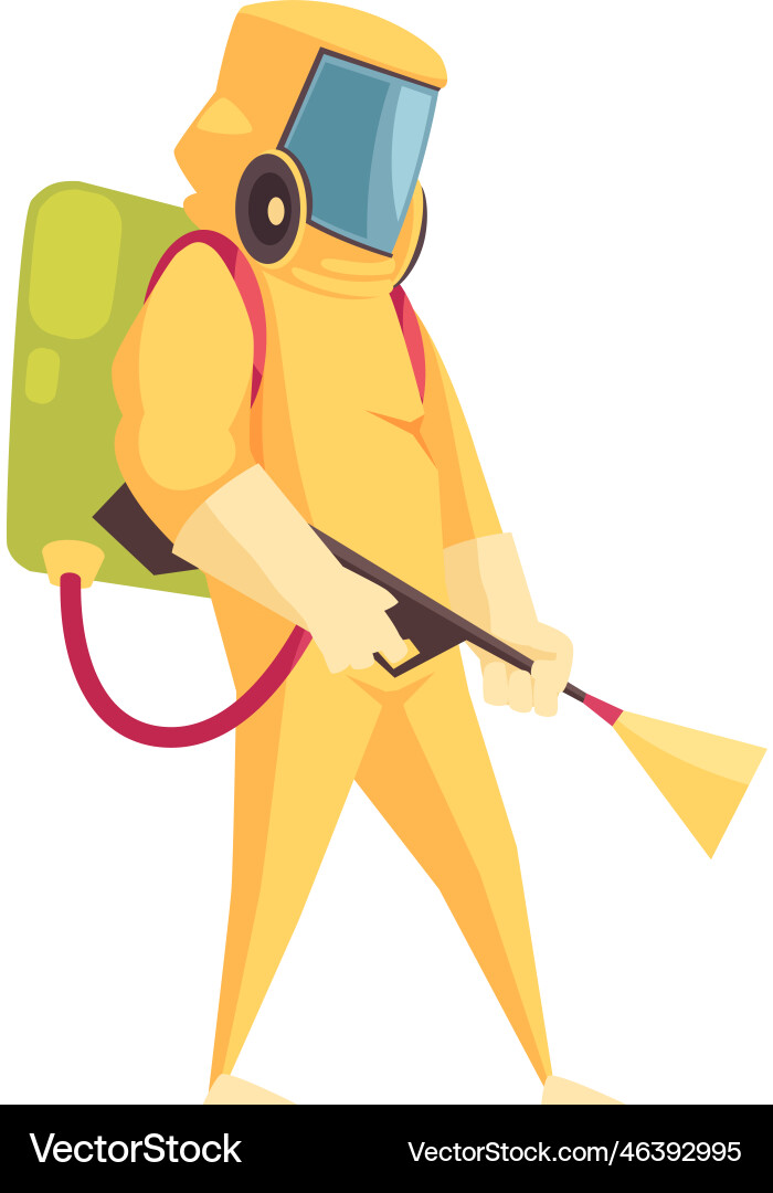 Pest control specialist Royalty Free Vector Image