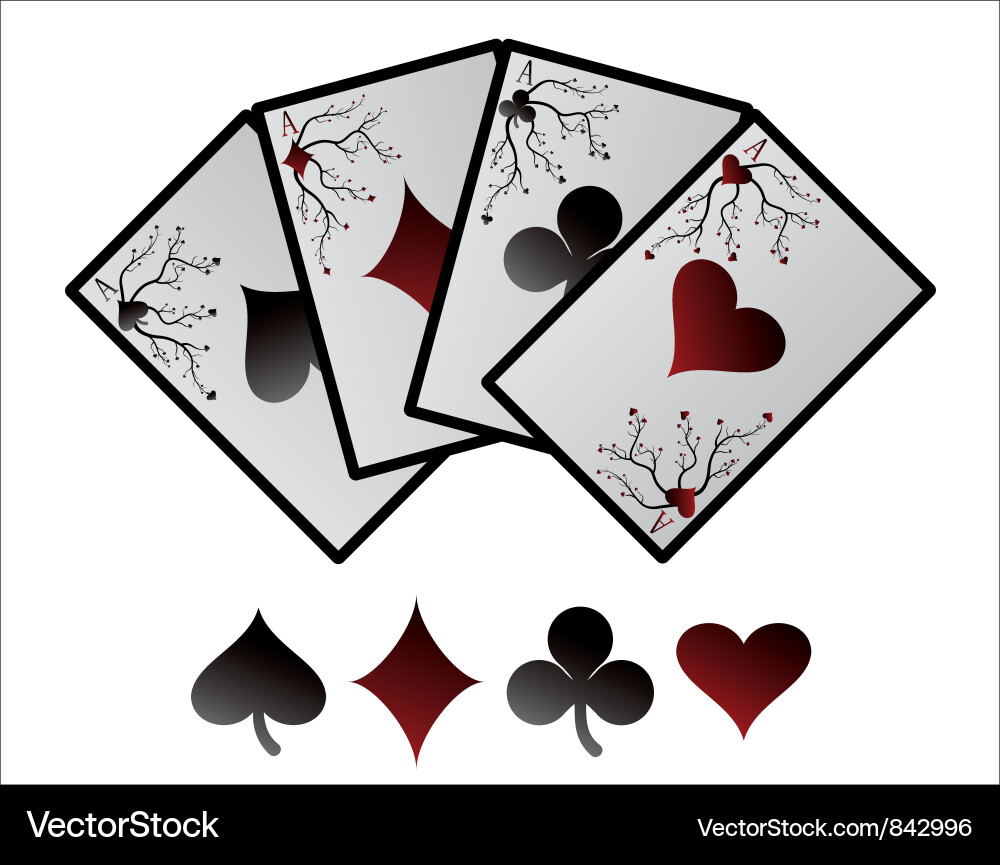 Playing cards Royalty Free Vector Image - VectorStock