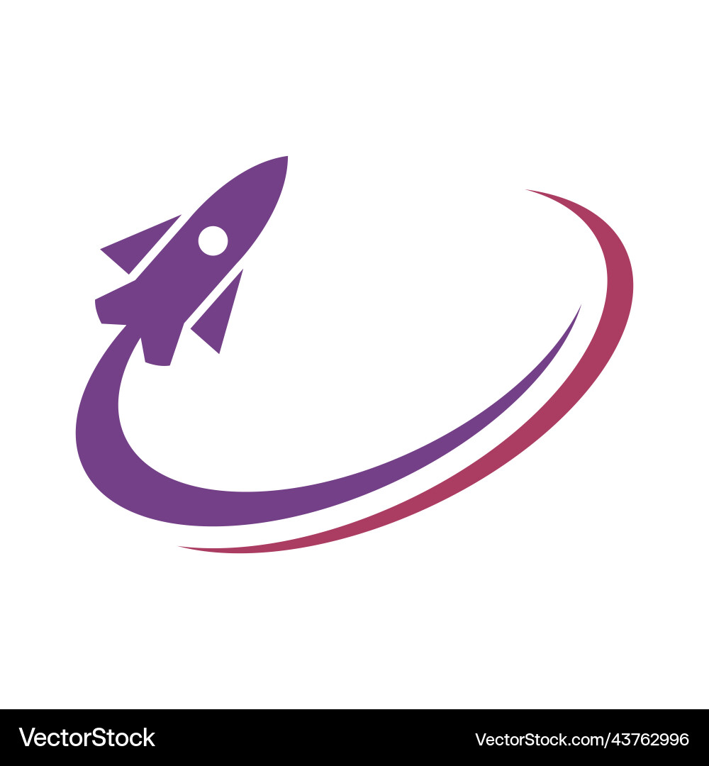 Rocket logo Royalty Free Vector Image - VectorStock