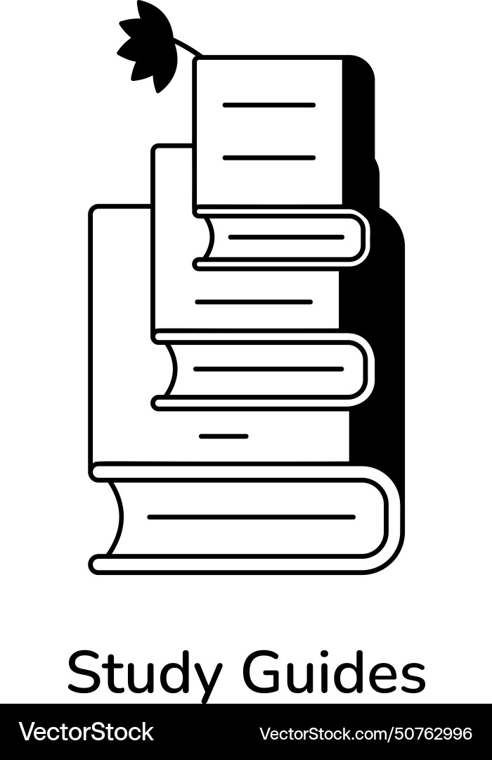 Study guides Royalty Free Vector Image - VectorStock