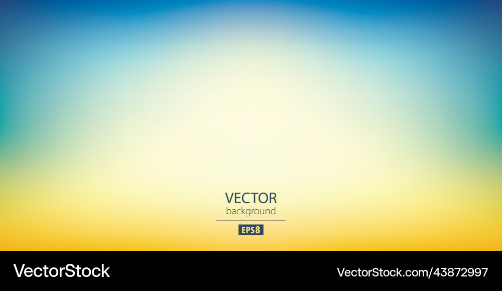 Blue and yellow gradient background Royalty Free Vector