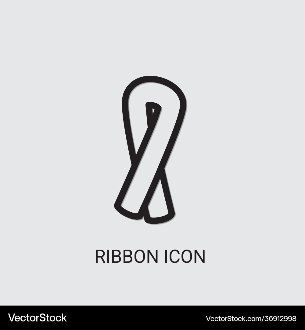 Ribbon icon Royalty Free Vector Image - VectorStock