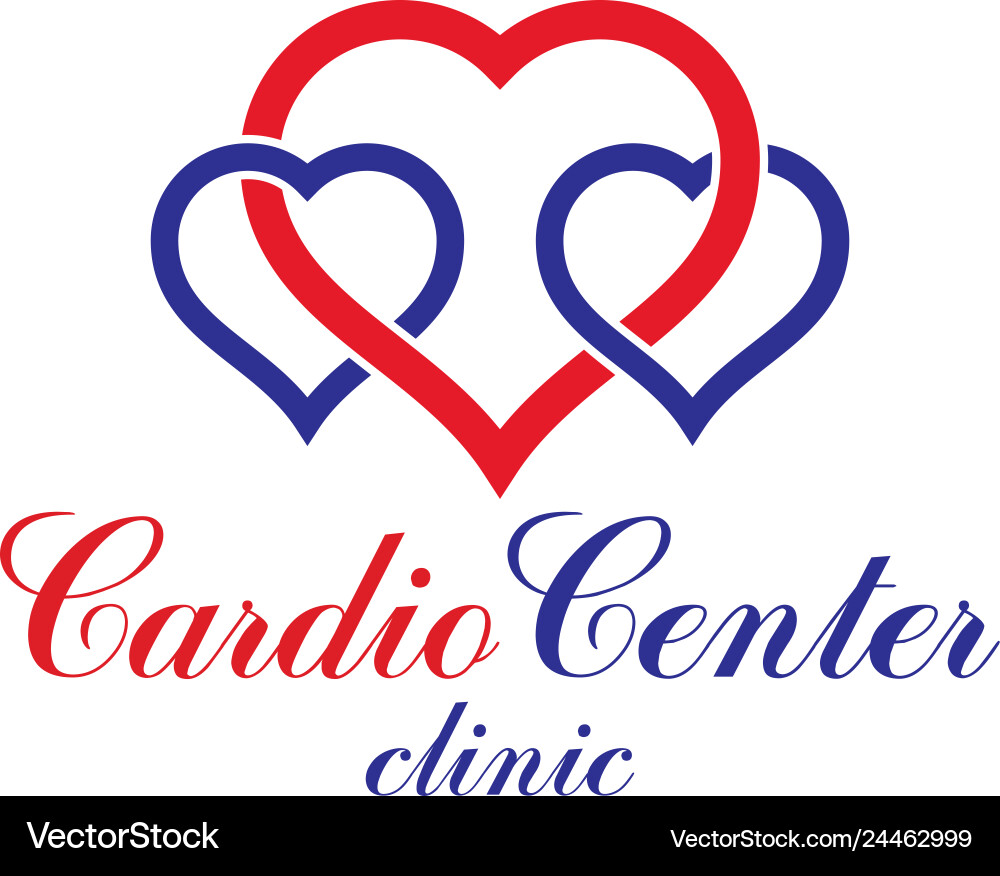 Heart Health Logo Royalty Free Vector Image - VectorStock