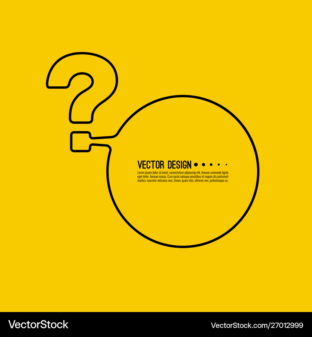 Question mark icon Royalty Free Vector Image - VectorStock