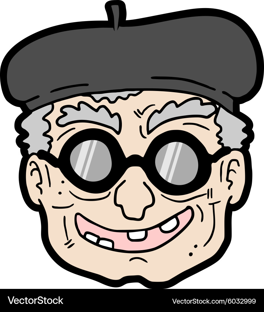 Rural man face Royalty Free Vector Image - VectorStock