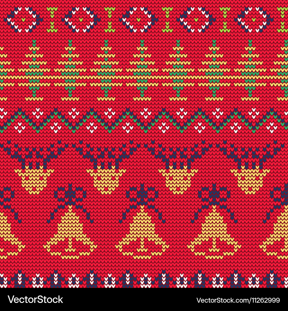 Ugly sweater pattern Royalty Free Vector Image