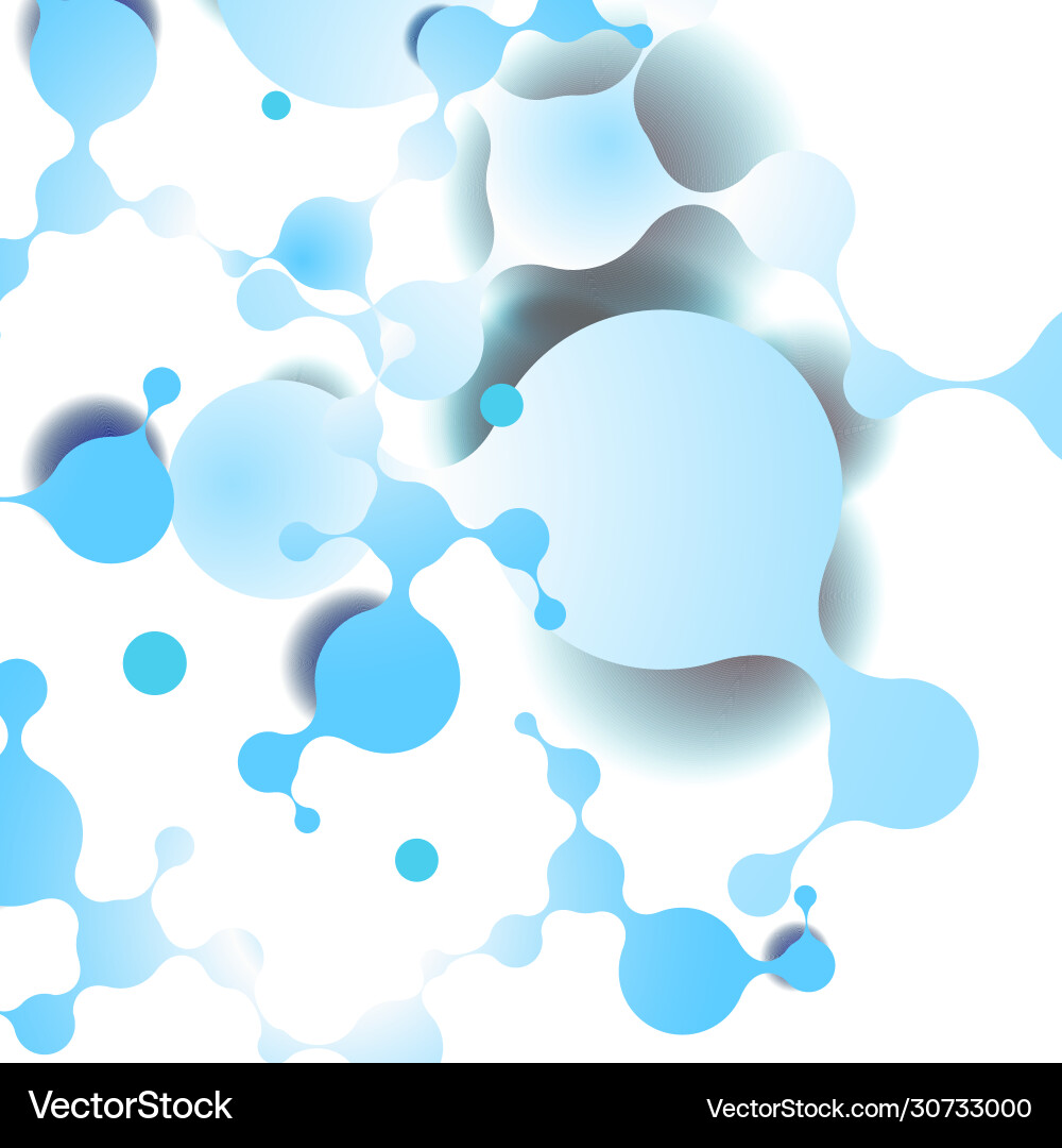 Science abstract background with molecular Vector Image