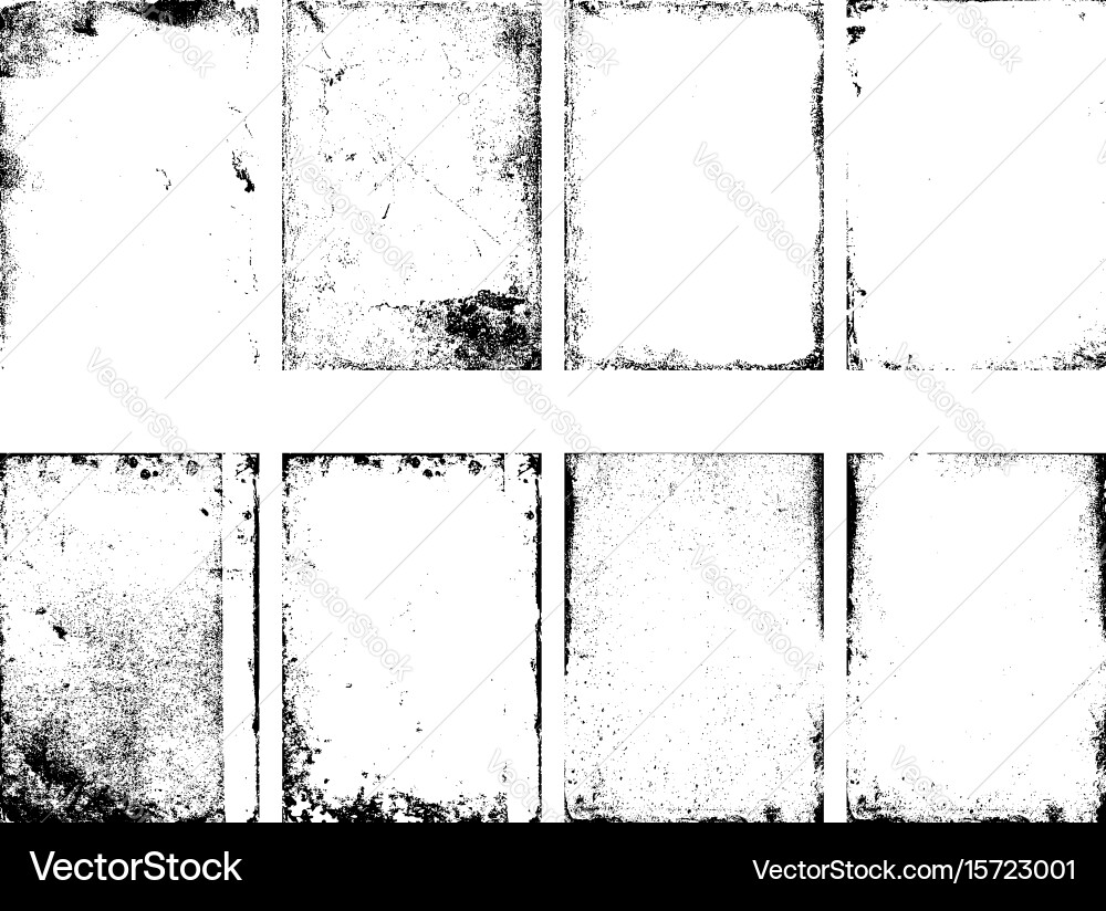 Grunge Texture Collection Royalty Free Vector Image