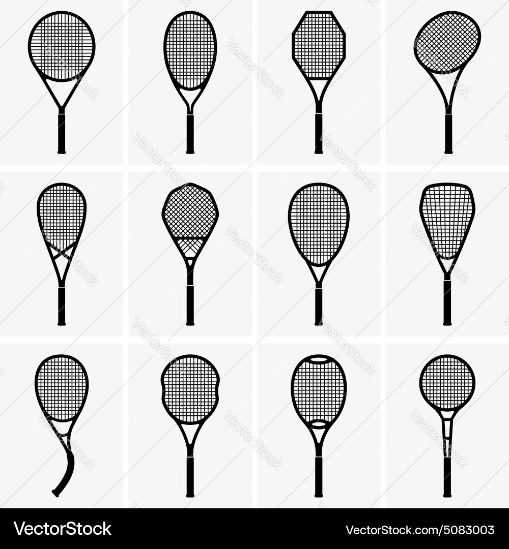 Tennis racket Royalty Free Vector Image - VectorStock