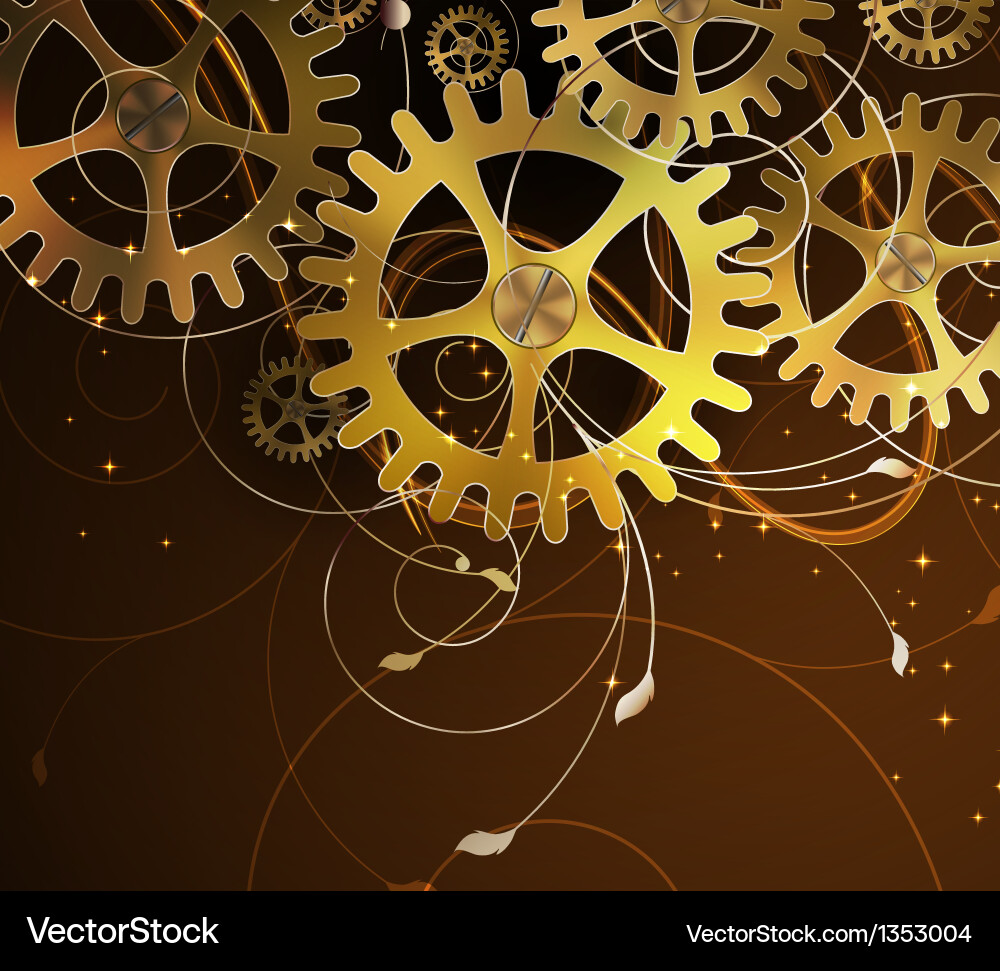 Abstract mechanical background Royalty Free Vector Image