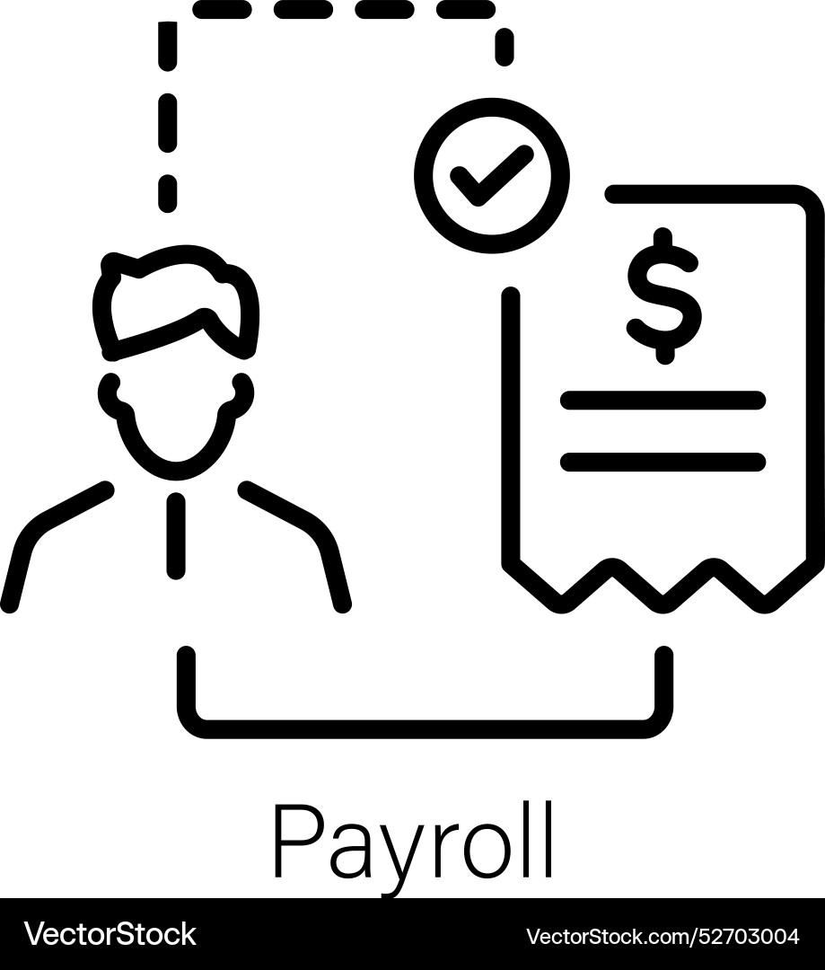 Payroll Royalty Free Vector Image - VectorStock
