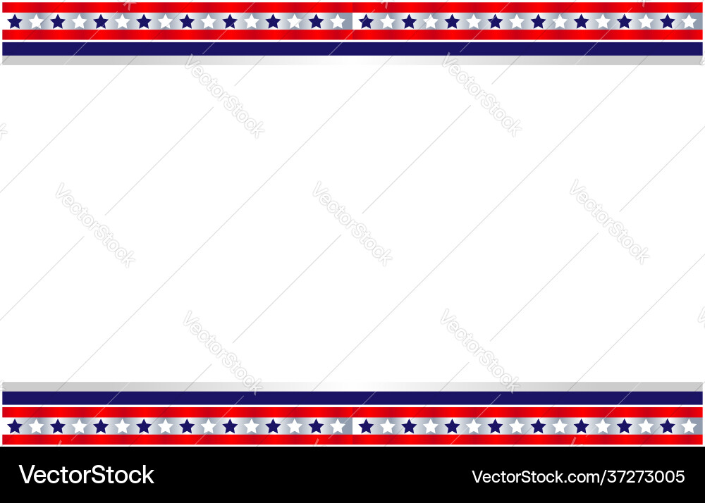 American decorative abstract symbols frame border Vector Image