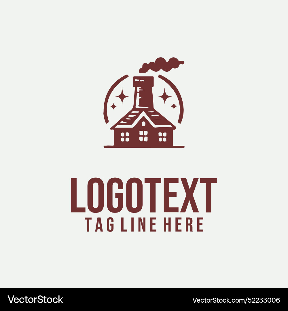 Chimney logo Royalty Free Vector Image - VectorStock