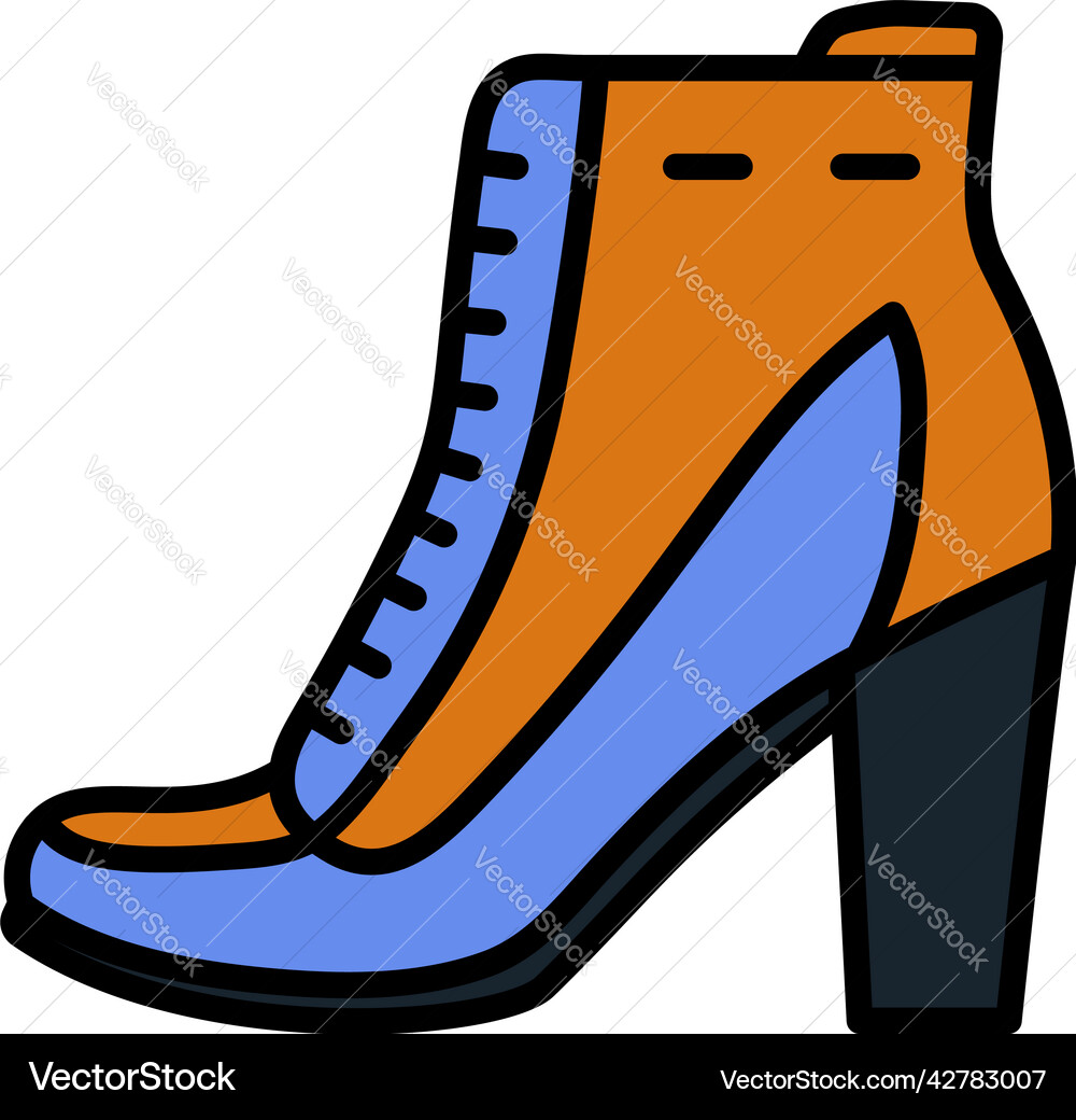 Ankle boot icon Royalty Free Vector Image - VectorStock
