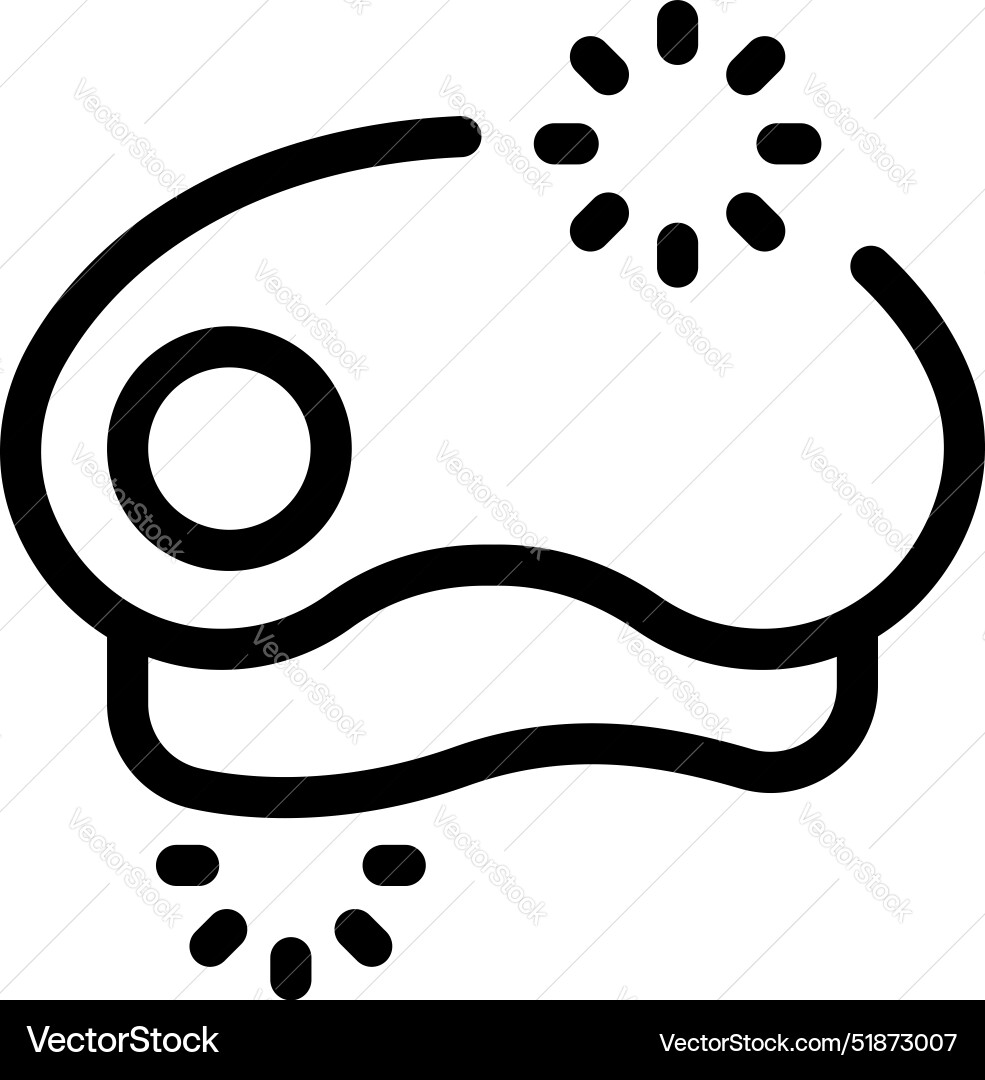 Fresh meat icon depicting a t bone steak Vector Image