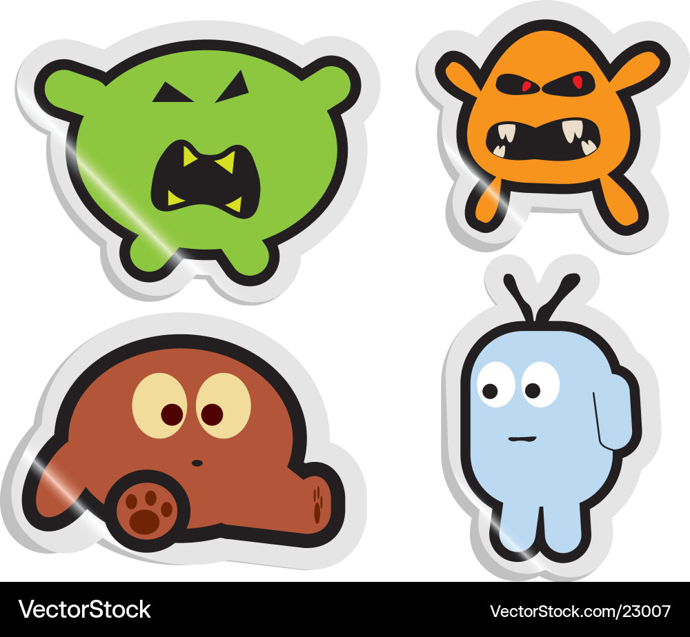 Pealing Sticker Vector Images (24)