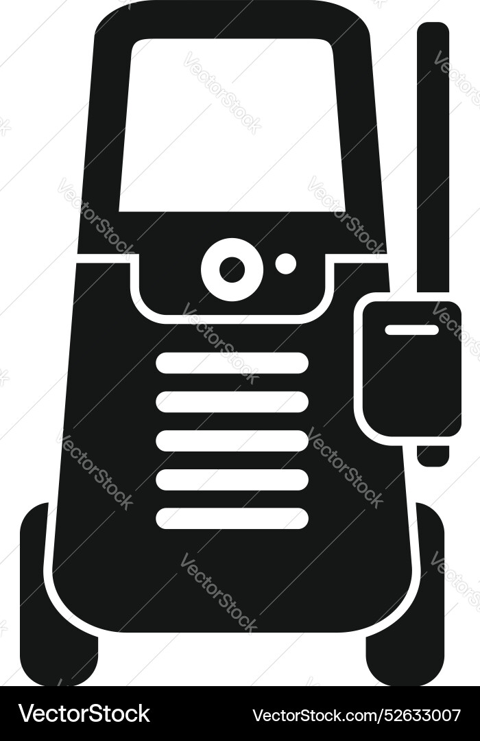 Portable pressure washer cleaning machine icon Vector Image