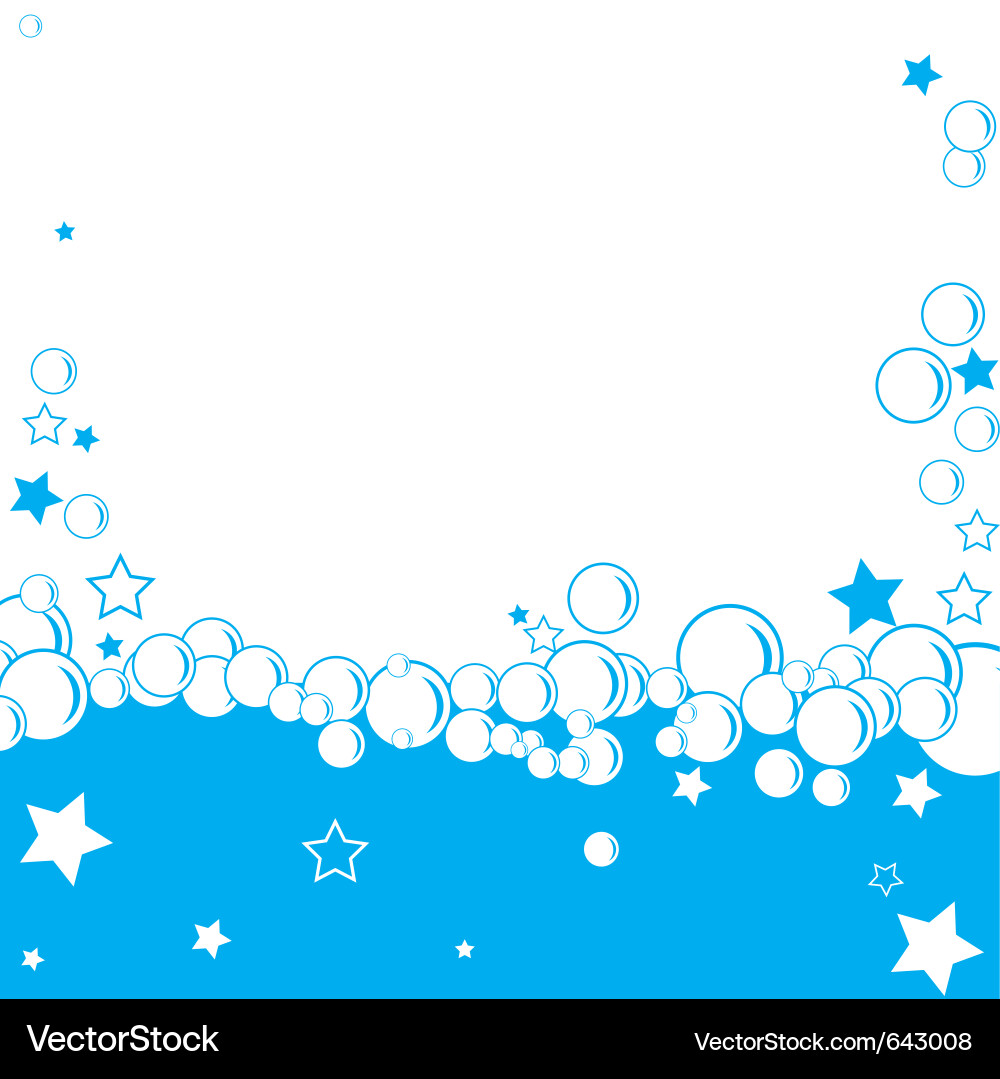 Bubble Border Lizenzfreies Vektorbild - VectorStock