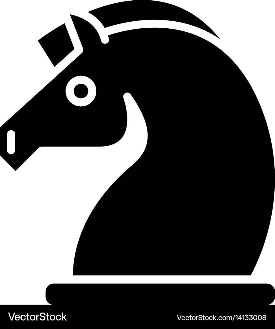 Chess Horse Icon Royalty Free Vector Image - VectorStock