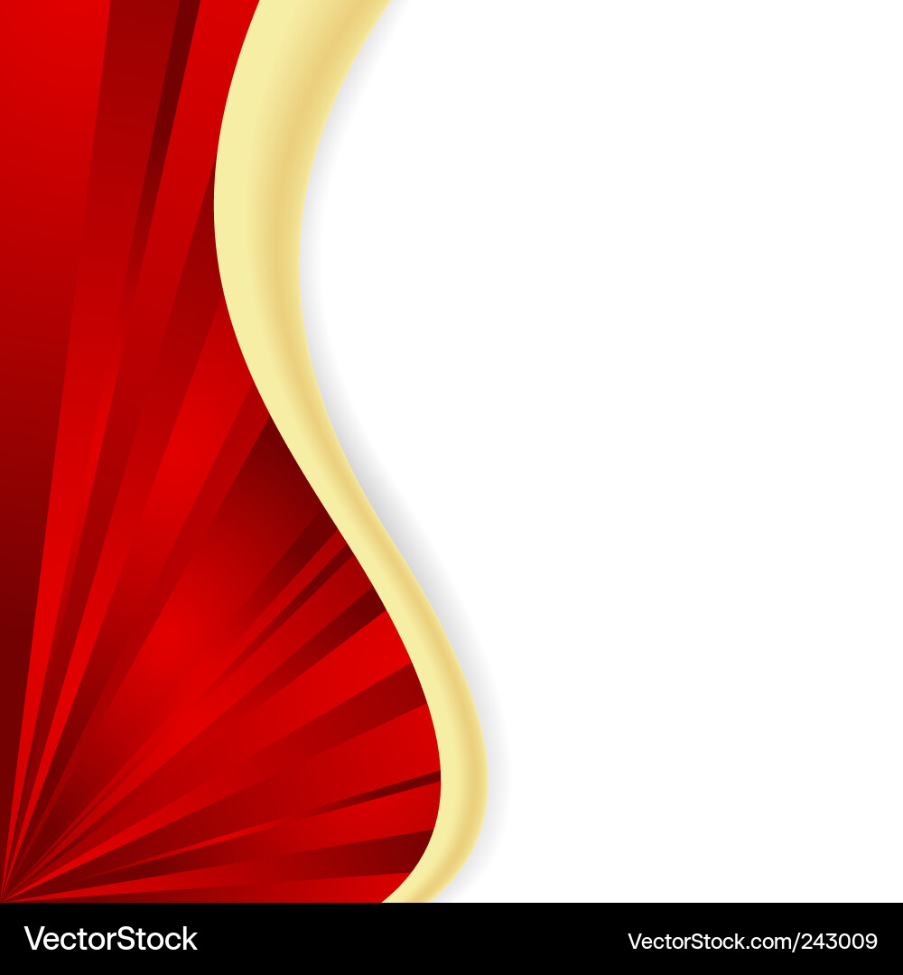Crimson Flow Wave Royalty Free Vector Image - VectorStock