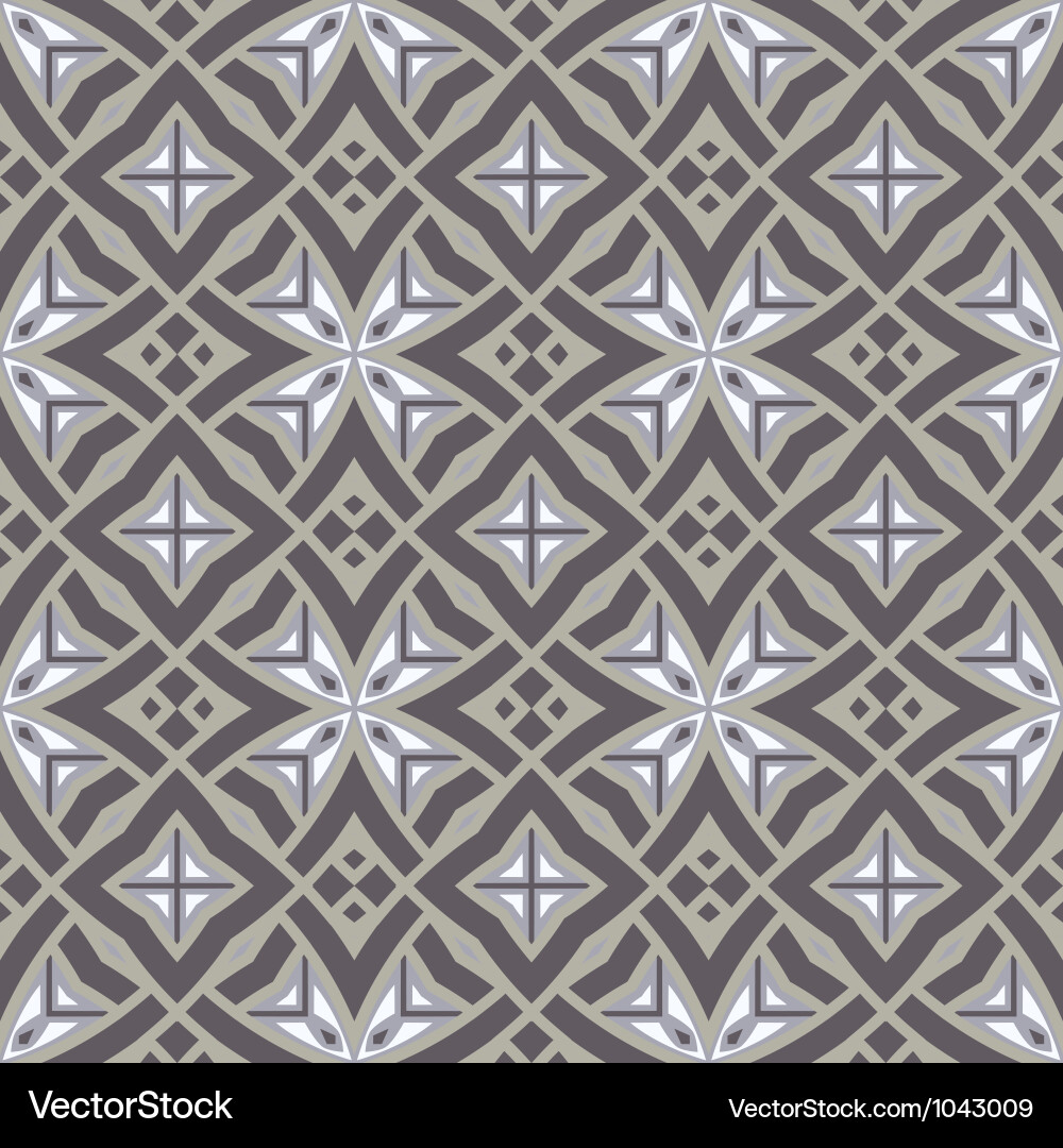 Ethnic Modern Geometric Seamless Pattern Ornament Vector Image