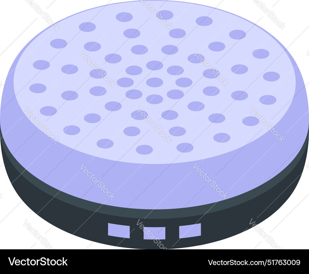 Portable speaker playing music using wireless Vector Image