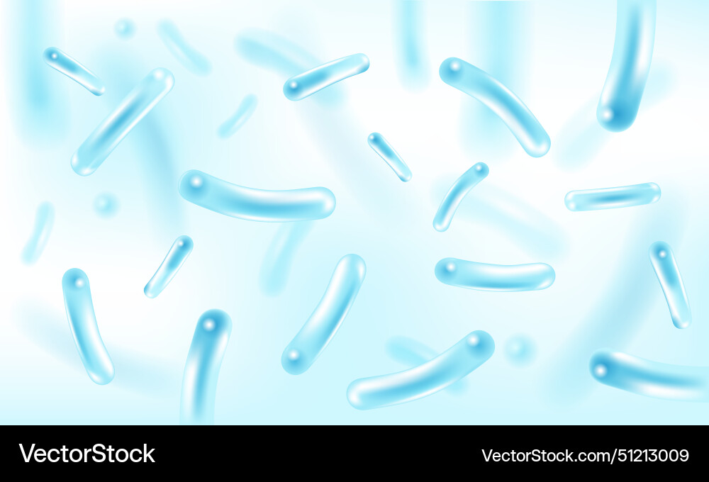 Probiotics lactobacillus for restoring Royalty Free Vector