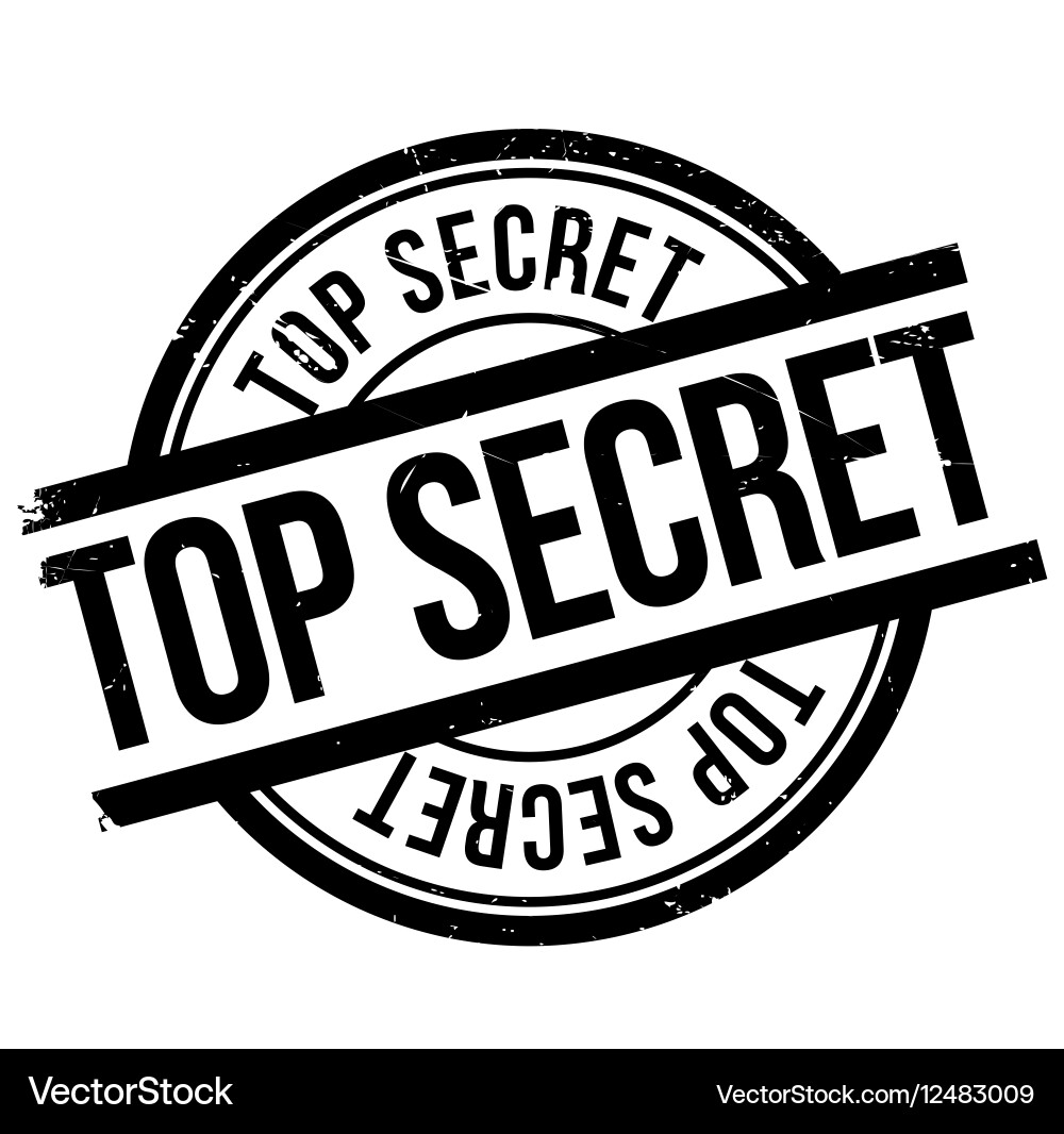 Top secret stamp Royalty Free Vector Image - VectorStock