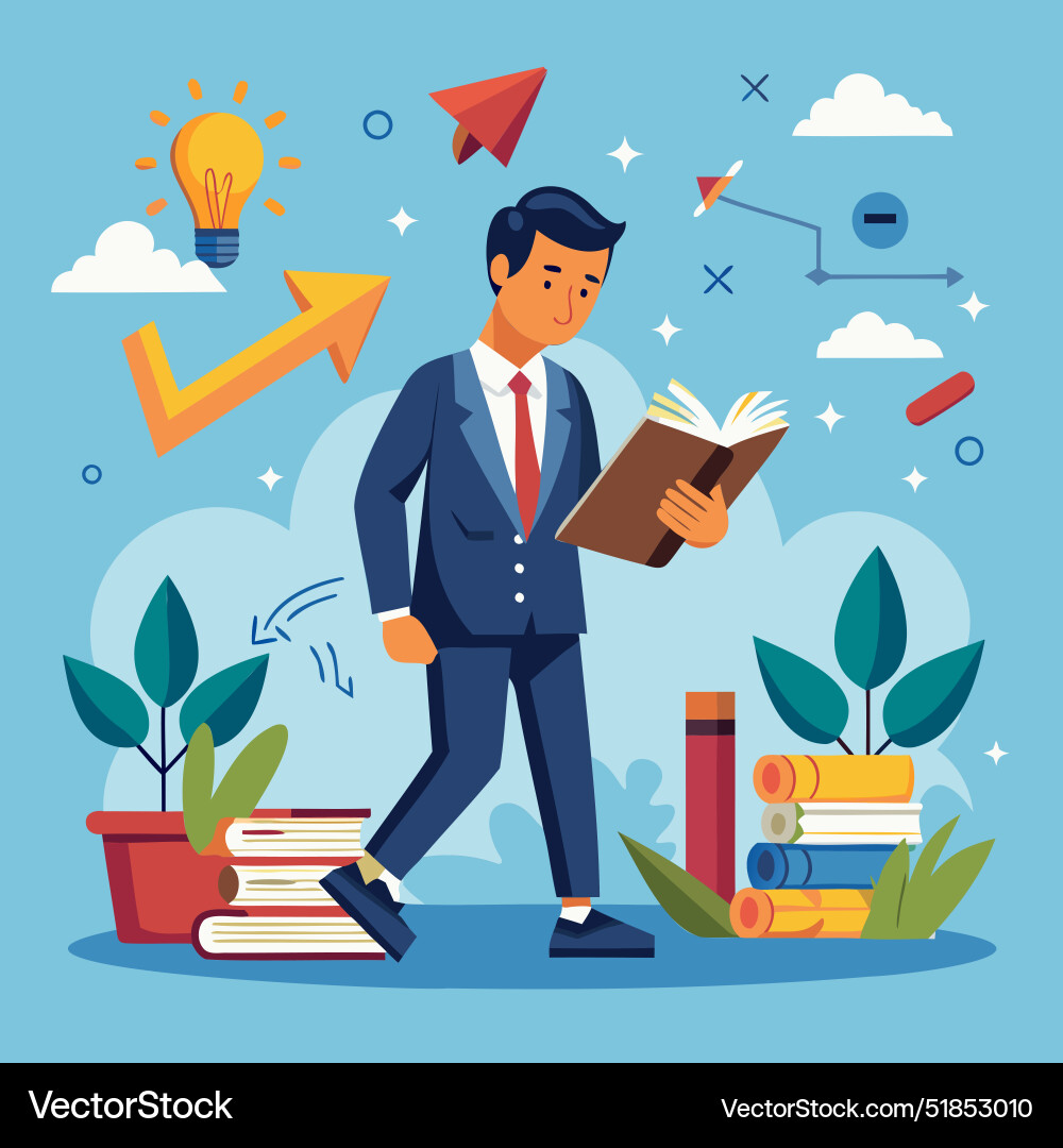 Business success learning from failures Royalty Free Vector