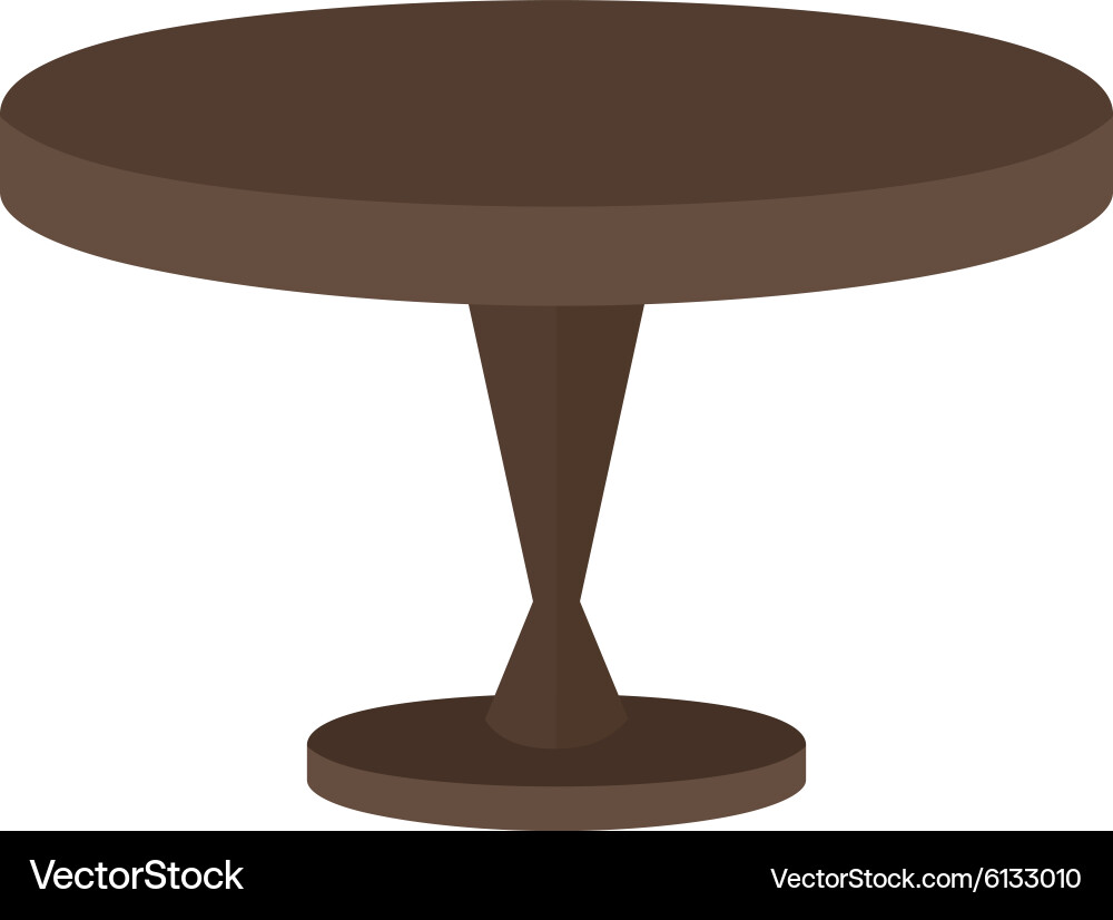 Small table Royalty Free Vector Image - VectorStock