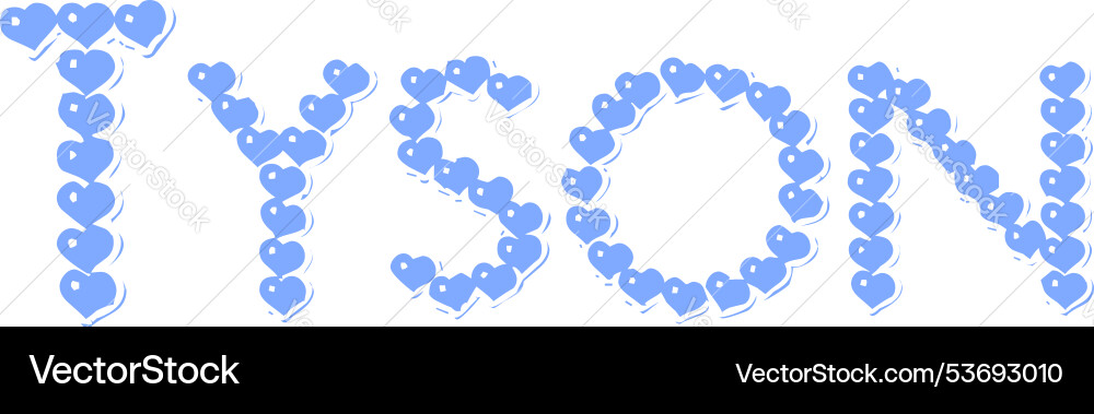 Tyson Royalty Free Vector Image - VectorStock