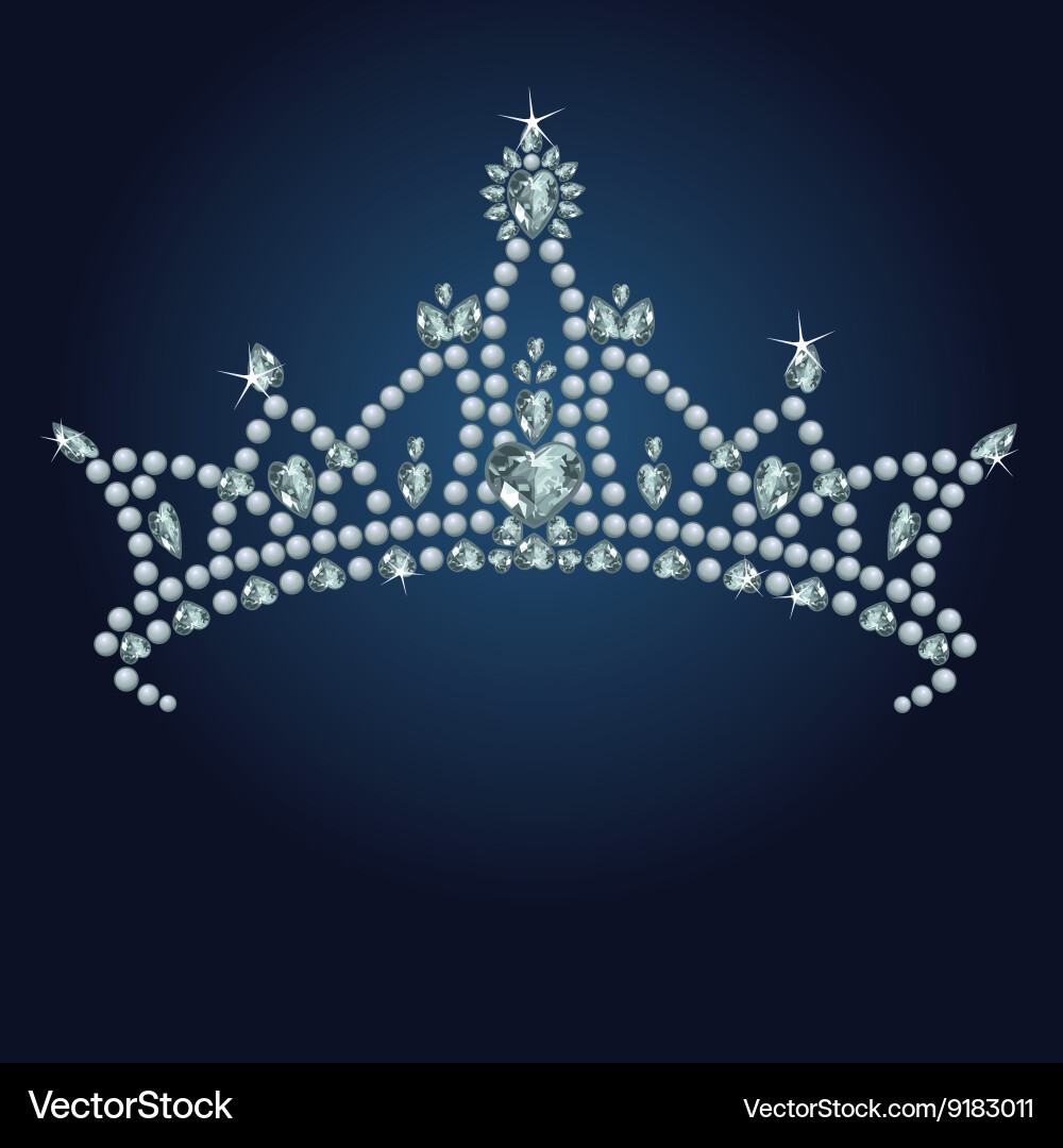 16 tiara Royalty Free Vector Image - VectorStock