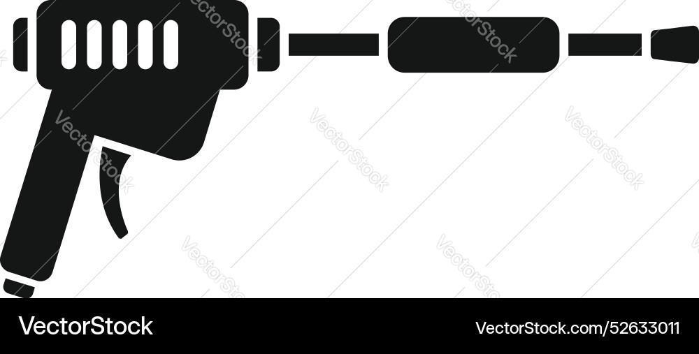 Spray gun icon simple black style Royalty Free Vector Image