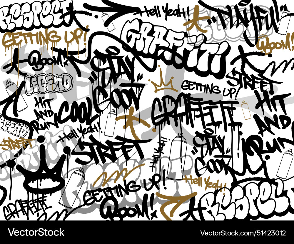 Graffiti background Royalty Free Vector Image - VectorStock