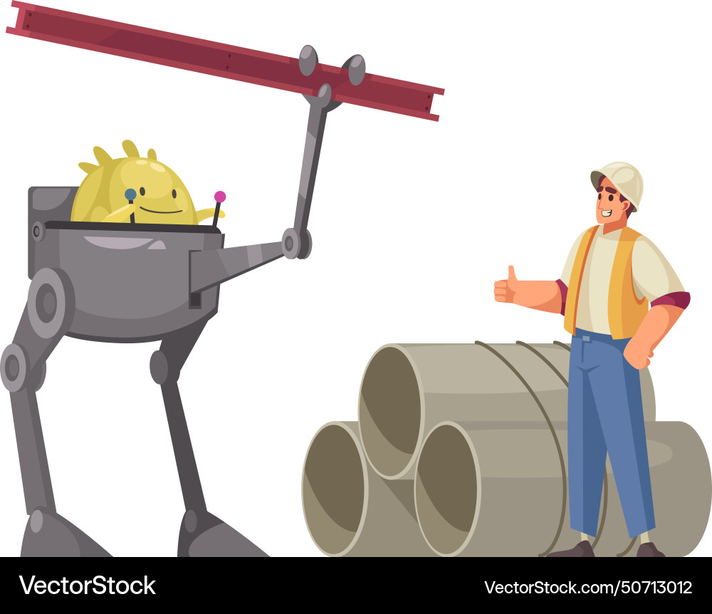 Helpful alien Royalty Free Vector Image - VectorStock