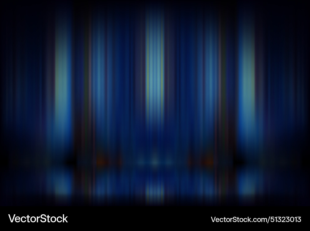 Abstract dark blue studio design product template Vector Image
