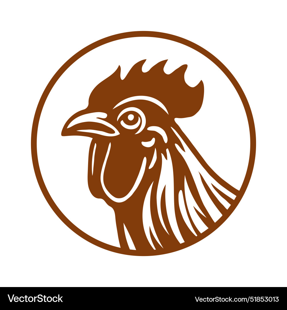 Chicken logo Royalty Free Vector Image - VectorStock