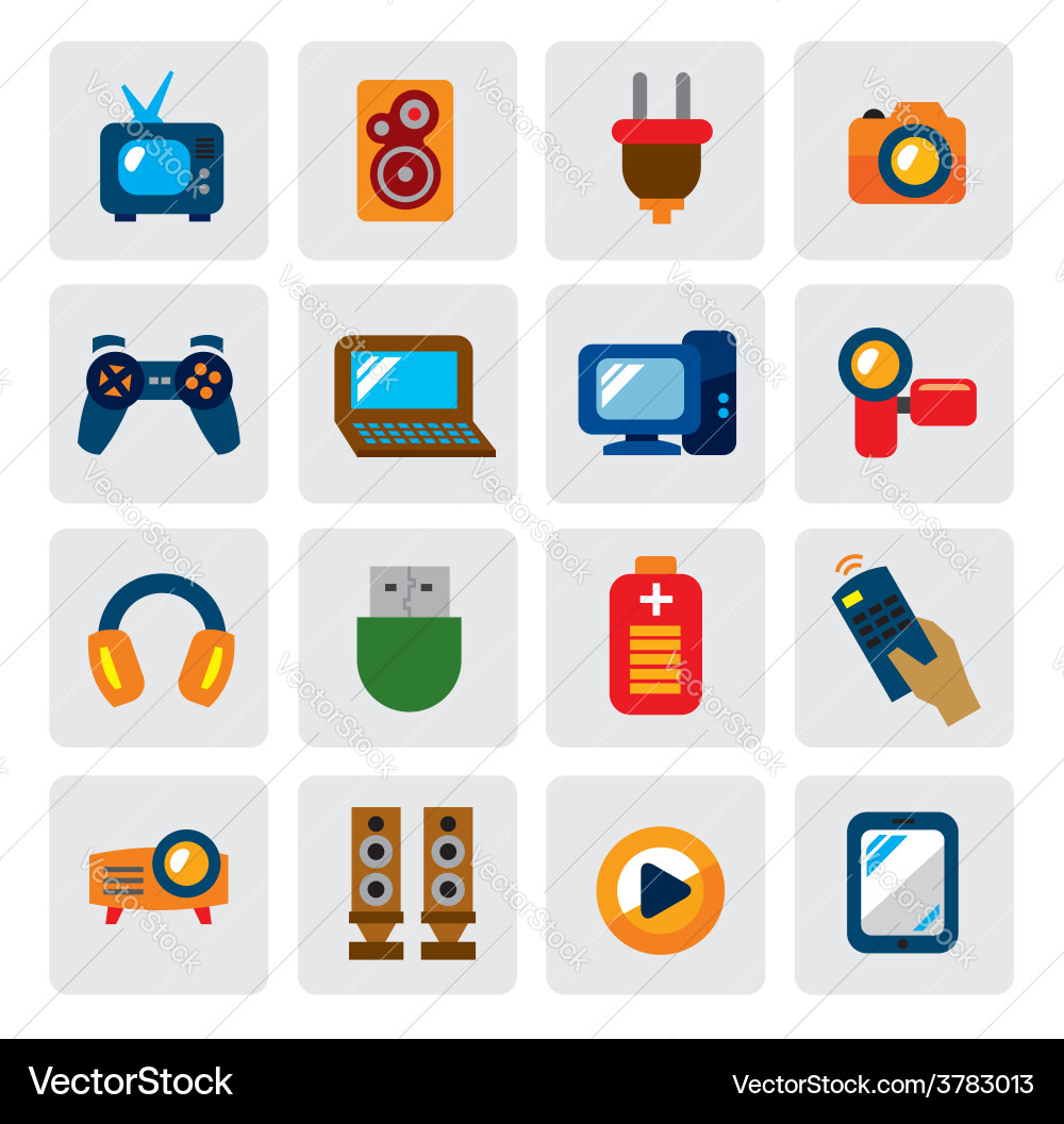 Electronic devices Royalty Free Vector Image - VectorStock