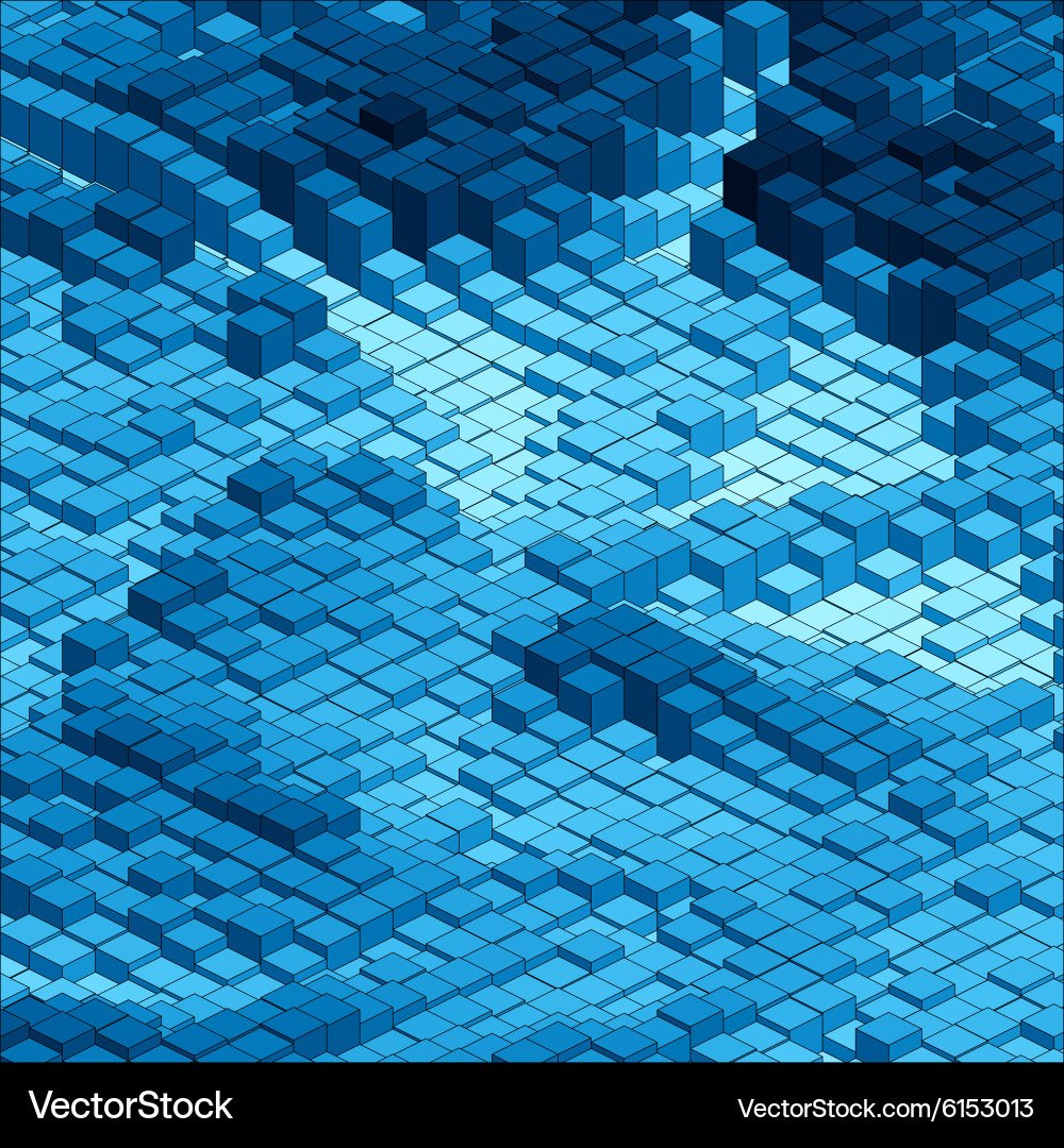 Isometric graph Royalty Free Vector Image - VectorStock