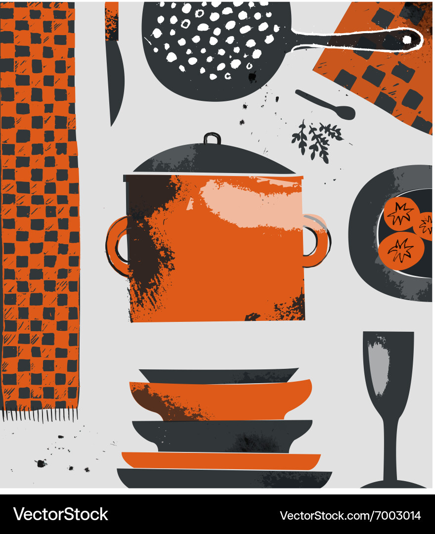Kitchenware Collection Royalty Free Vector Image