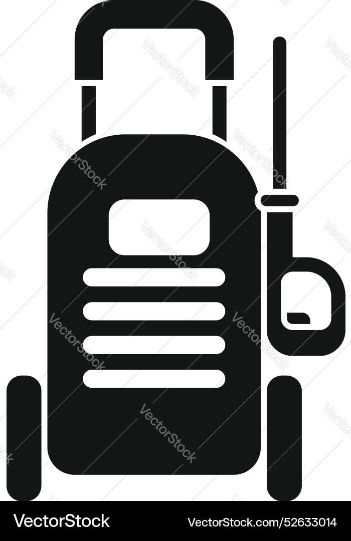 Professional cleaning equipment icon depicting Vector Image