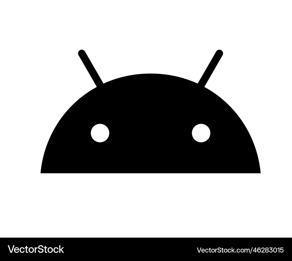 Android Phone Icon Black