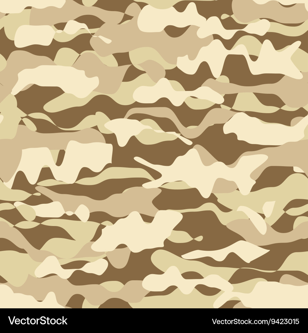 Beige Desert Camo Pattern Royalty Free Vector Image