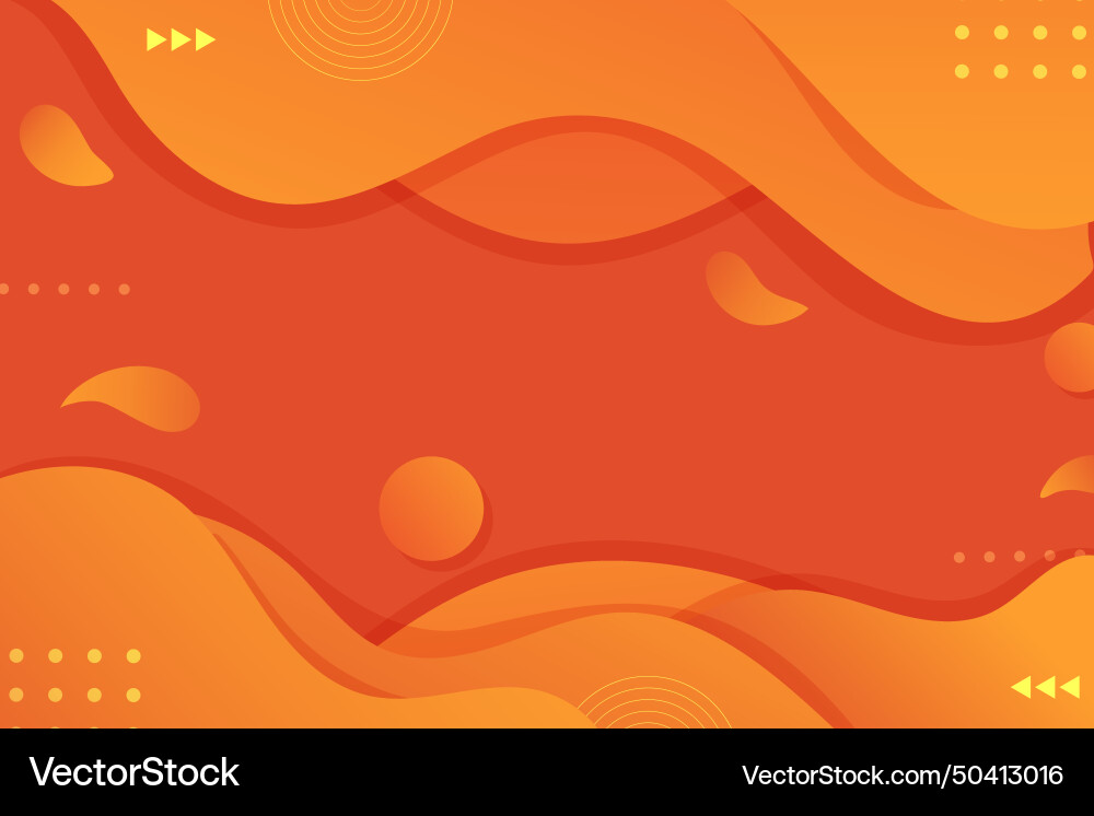 Abstract background of orange design Royalty Free Vector