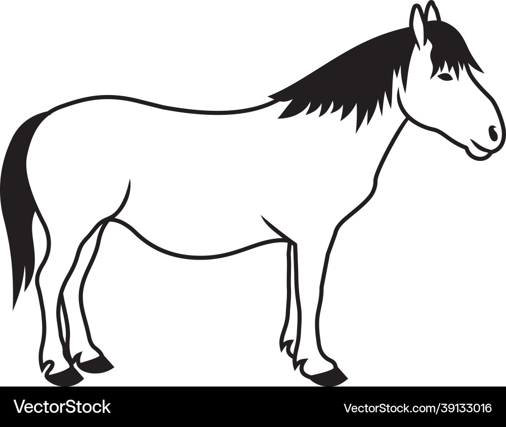 Mule Royalty Free Vector Image - VectorStock
