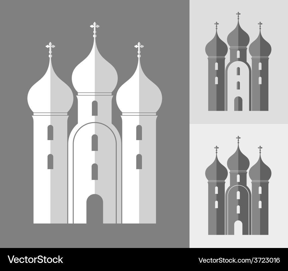 Orthodox church russia Royalty Free Vector Image