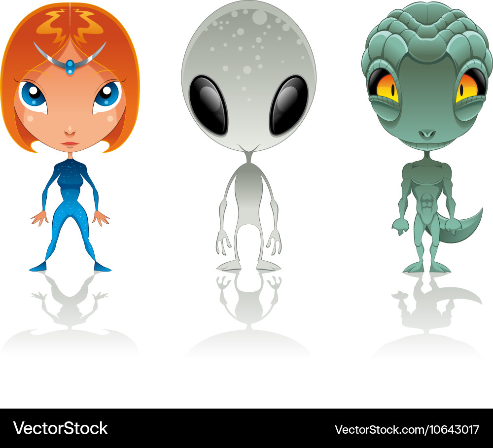Aliens Royalty Free Vector Image - VectorStock