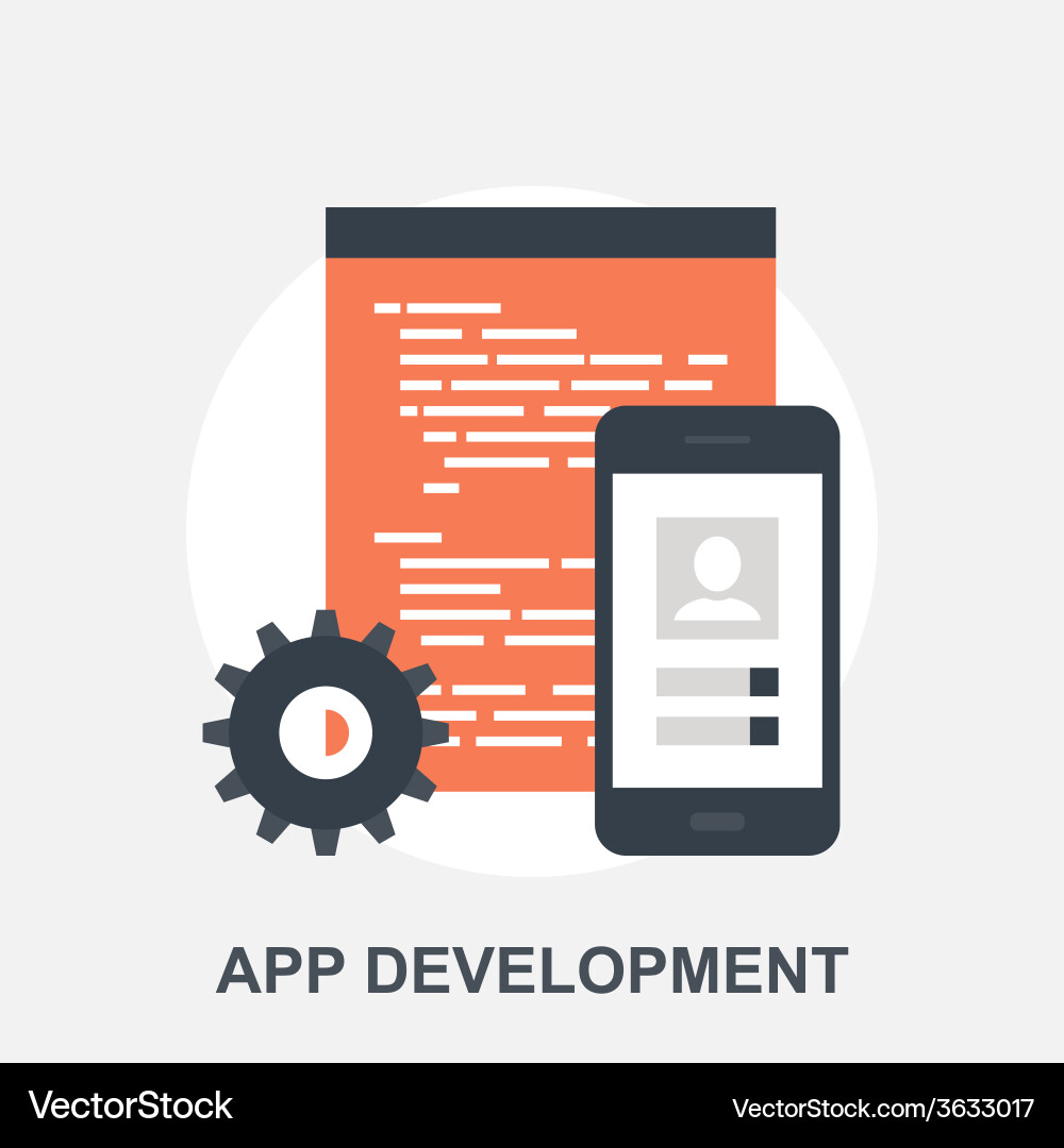 App development Royalty Free Vector Image - VectorStock