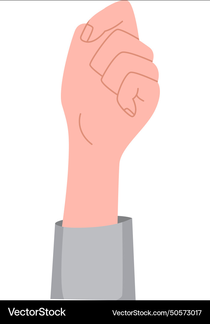 Hand holding gesture Royalty Free Vector Image