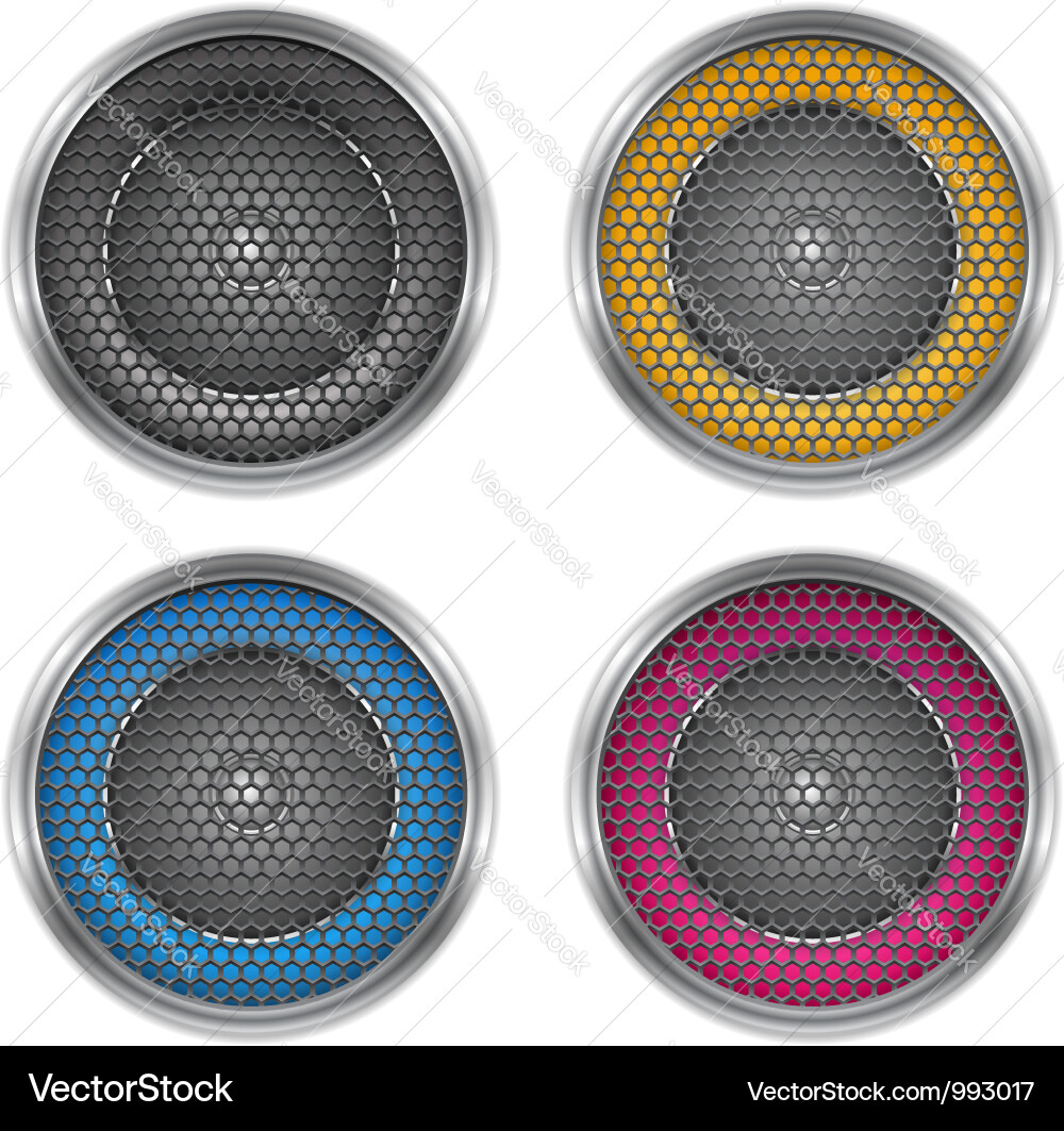 Sound speakers Royalty Free Vector Image - VectorStock
